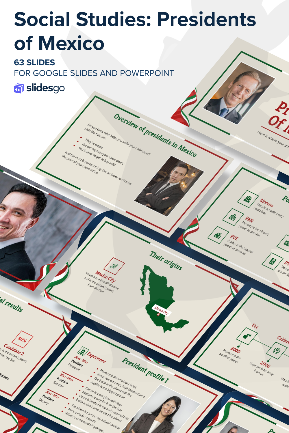 Social Studies for Middle School: Presidents of Mexico