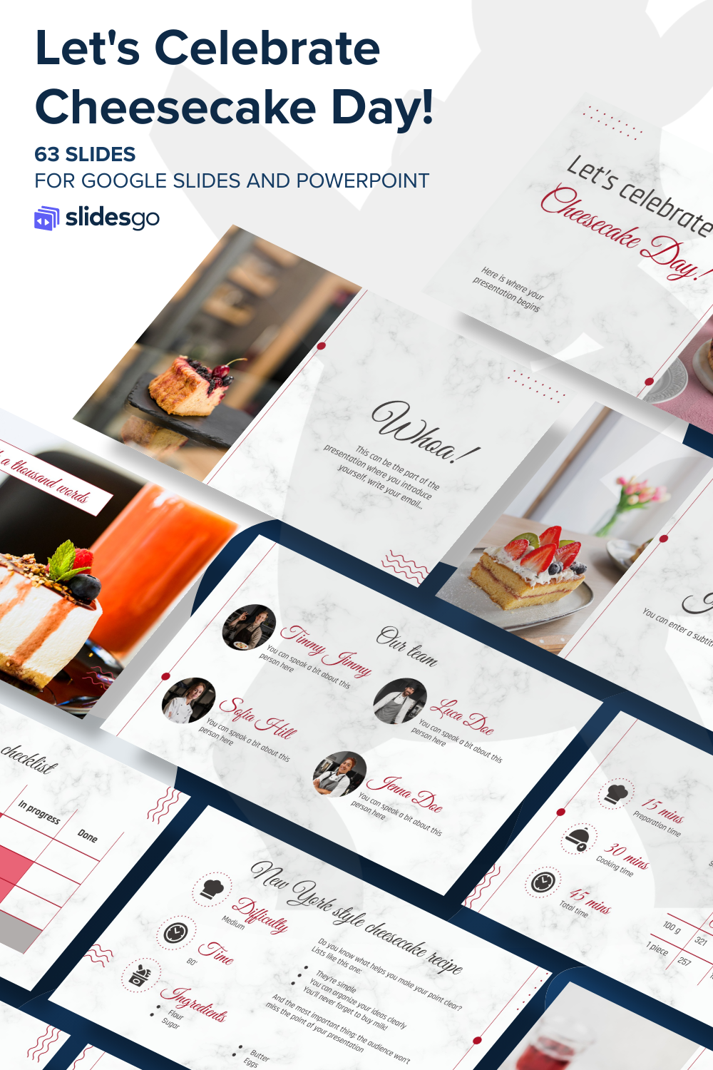 Let's Celebrate Cheesecake Day! | Google Slides & PPT