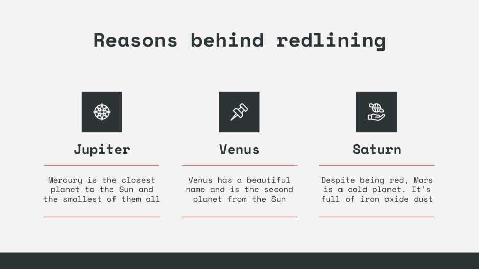 Redlining Analysis: Past, Present and Future | Google Slides