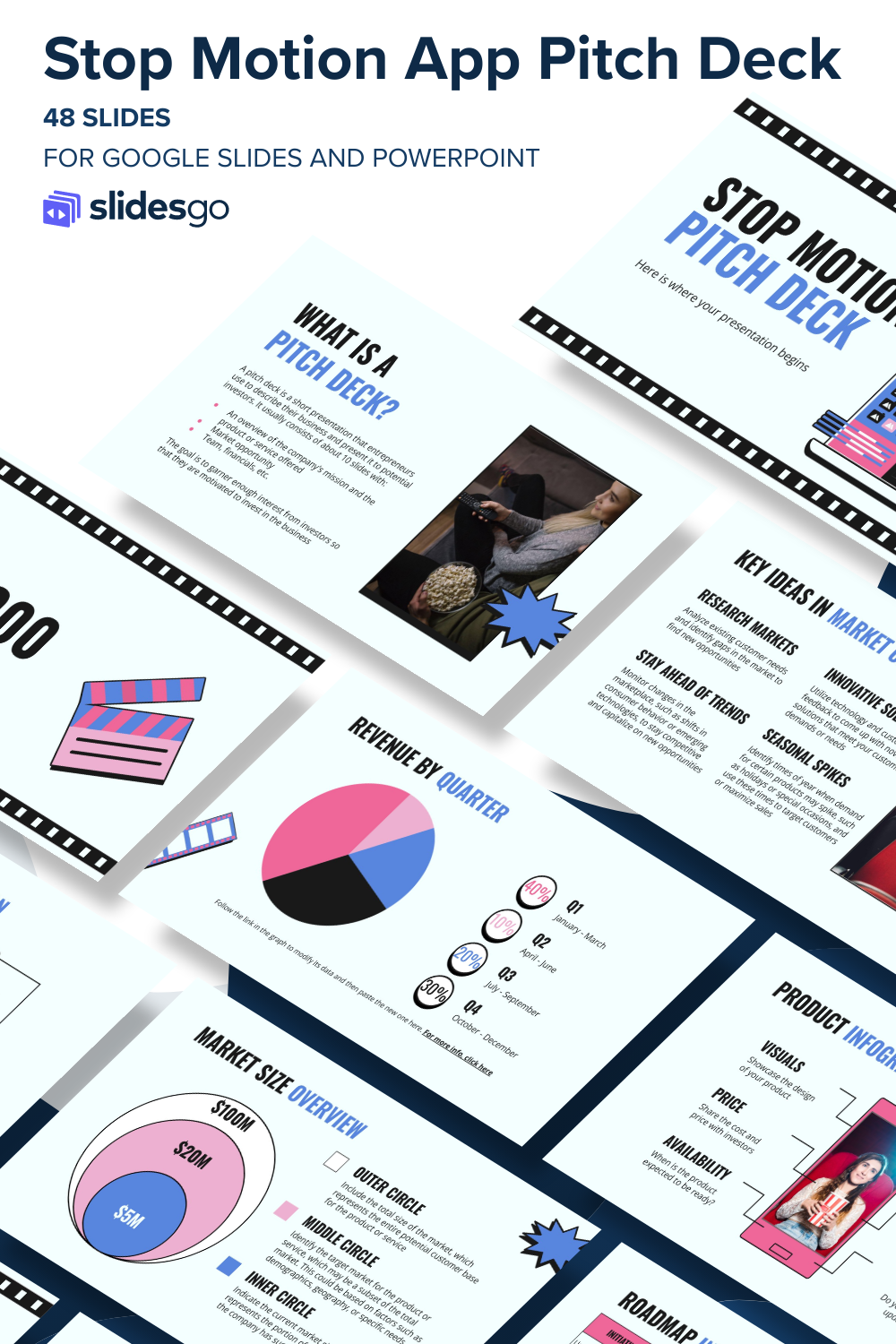 Stop Motion App Pitch Deck | Google Slides and PowerPoint