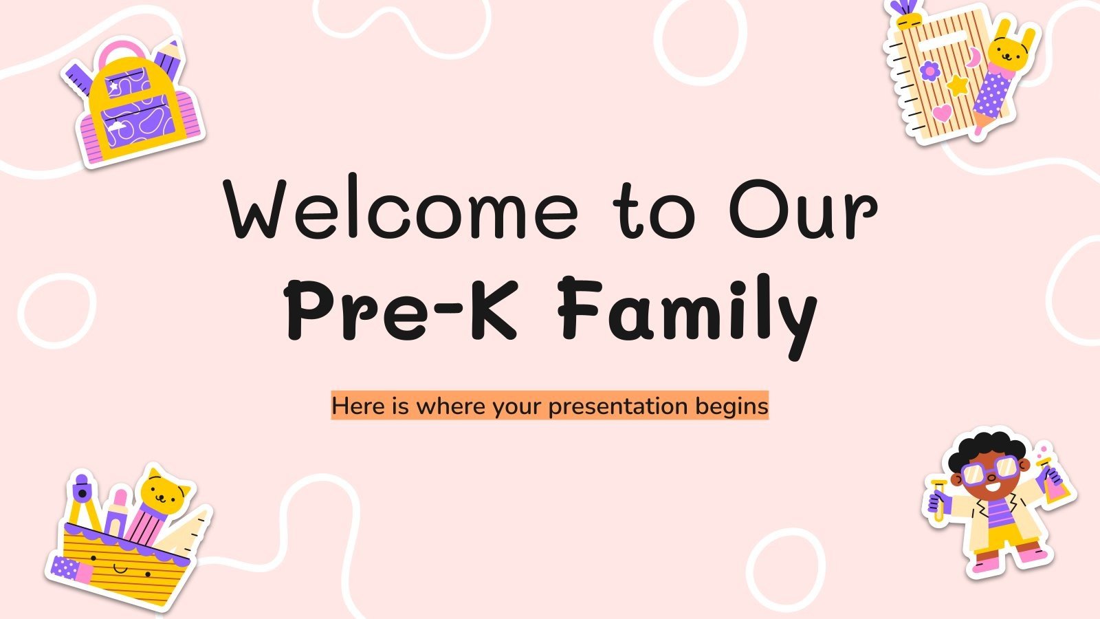 Welcome to Our Pre-K Family | Google Slides & PowerPoint