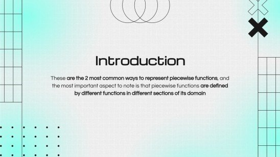 Intro to Piecewise Functions | Google Slides & PowerPoint