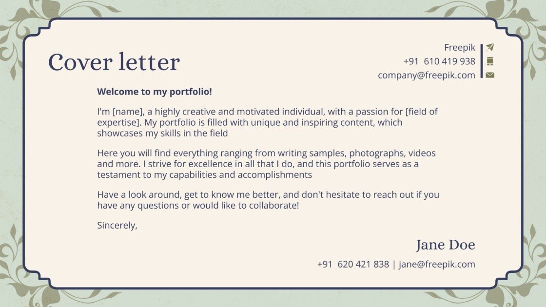 Old-Timey Portfolio | Google Slides & PowerPoint