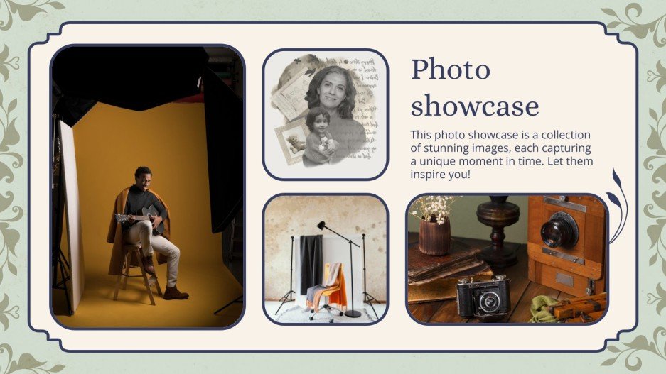 Old-Timey Portfolio | Google Slides & PowerPoint