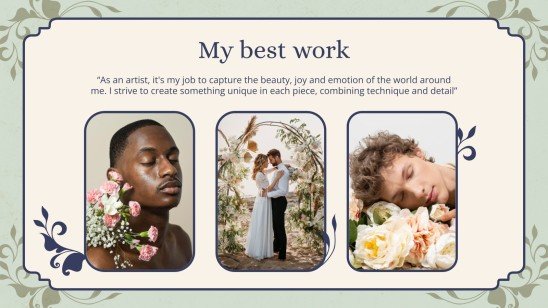 Old-Timey Portfolio | Google Slides & PowerPoint