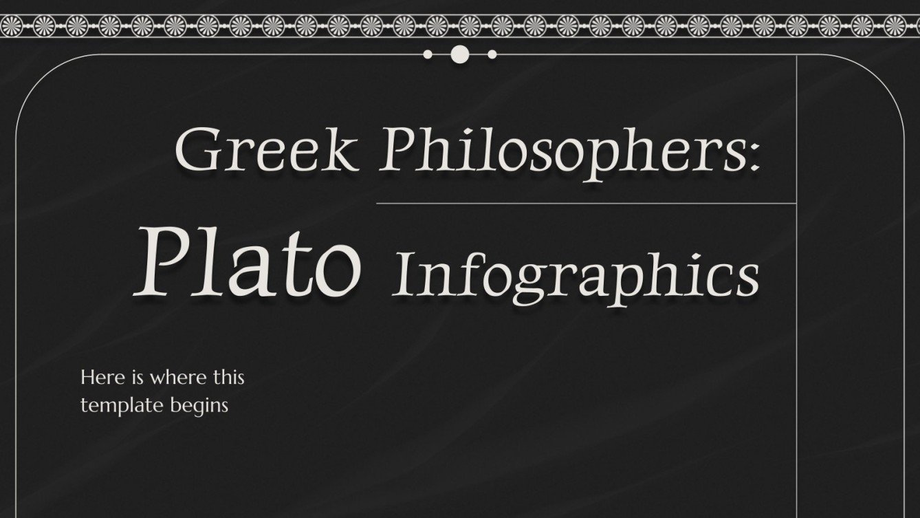 Greek Philosophers: Plato Infographics | Google Slides & PPT