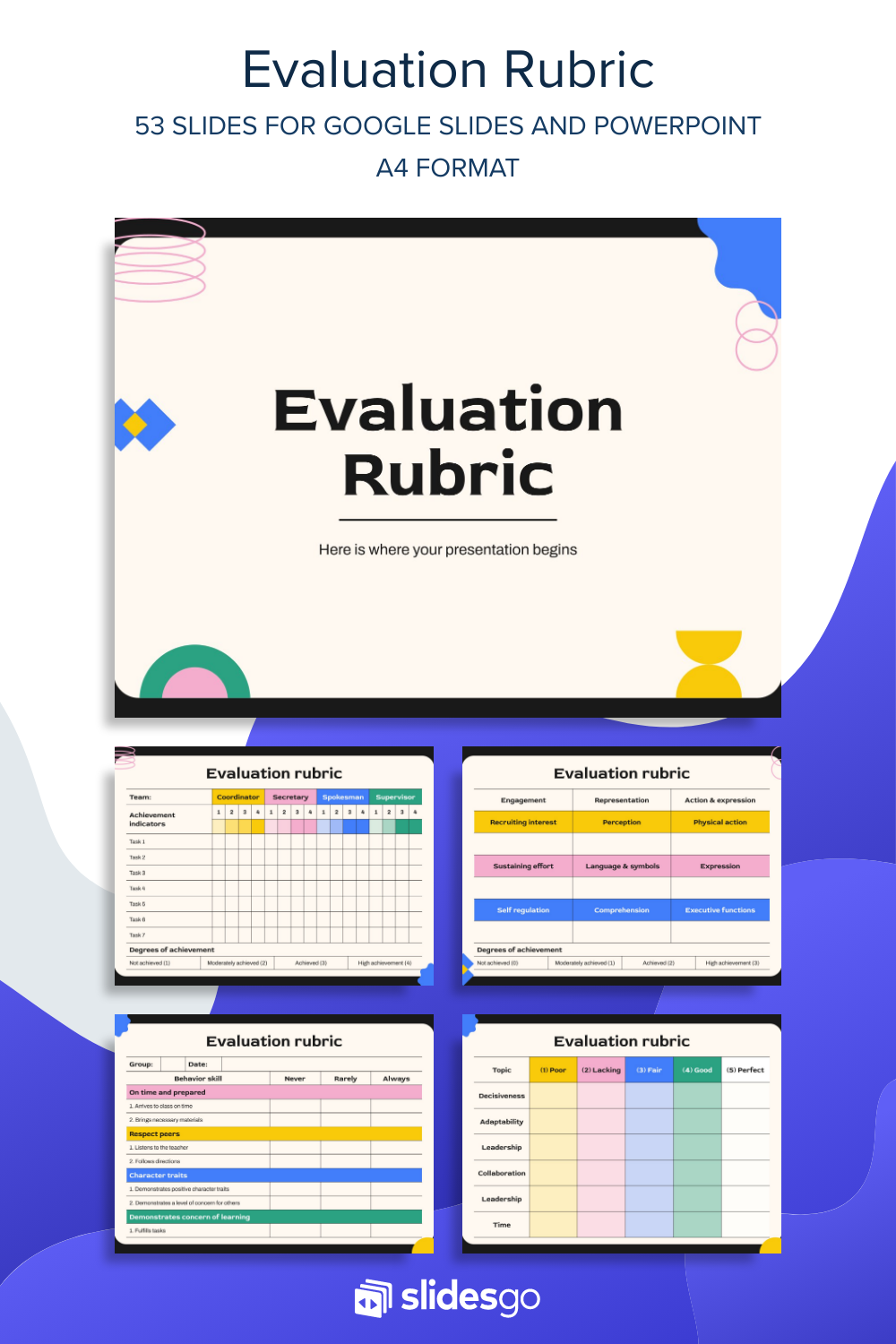 Evaluation Rubric | Google Slides & PowerPoint