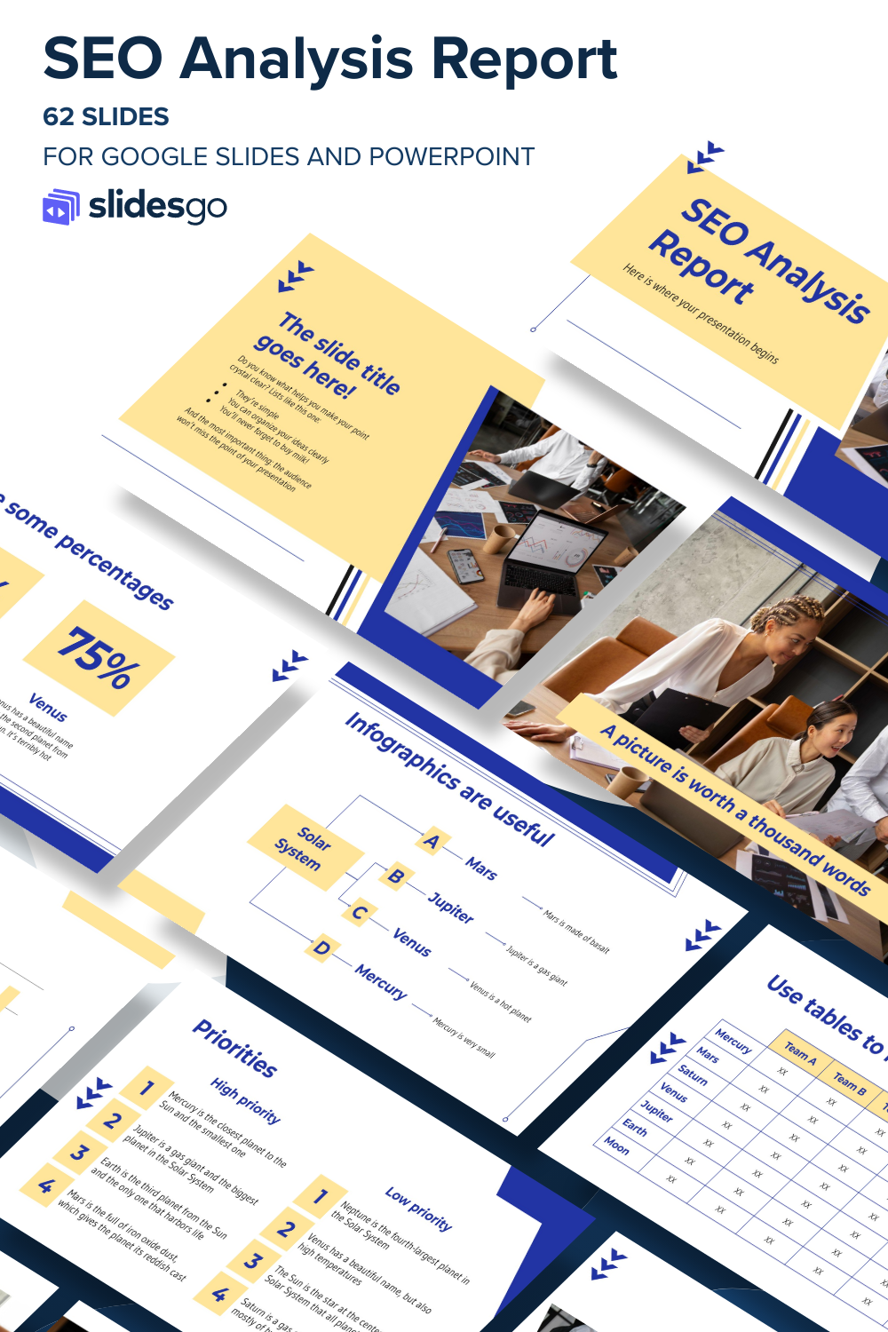 SEO Analysis Report | Google Slides & PowerPoint