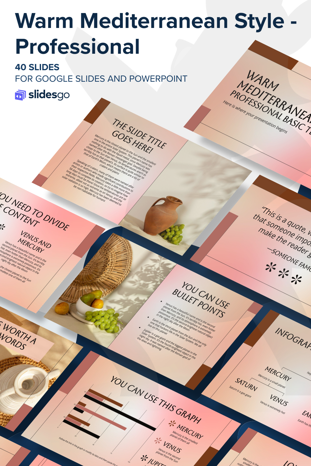 Warm Mediterranean Style - Professional Basic Template