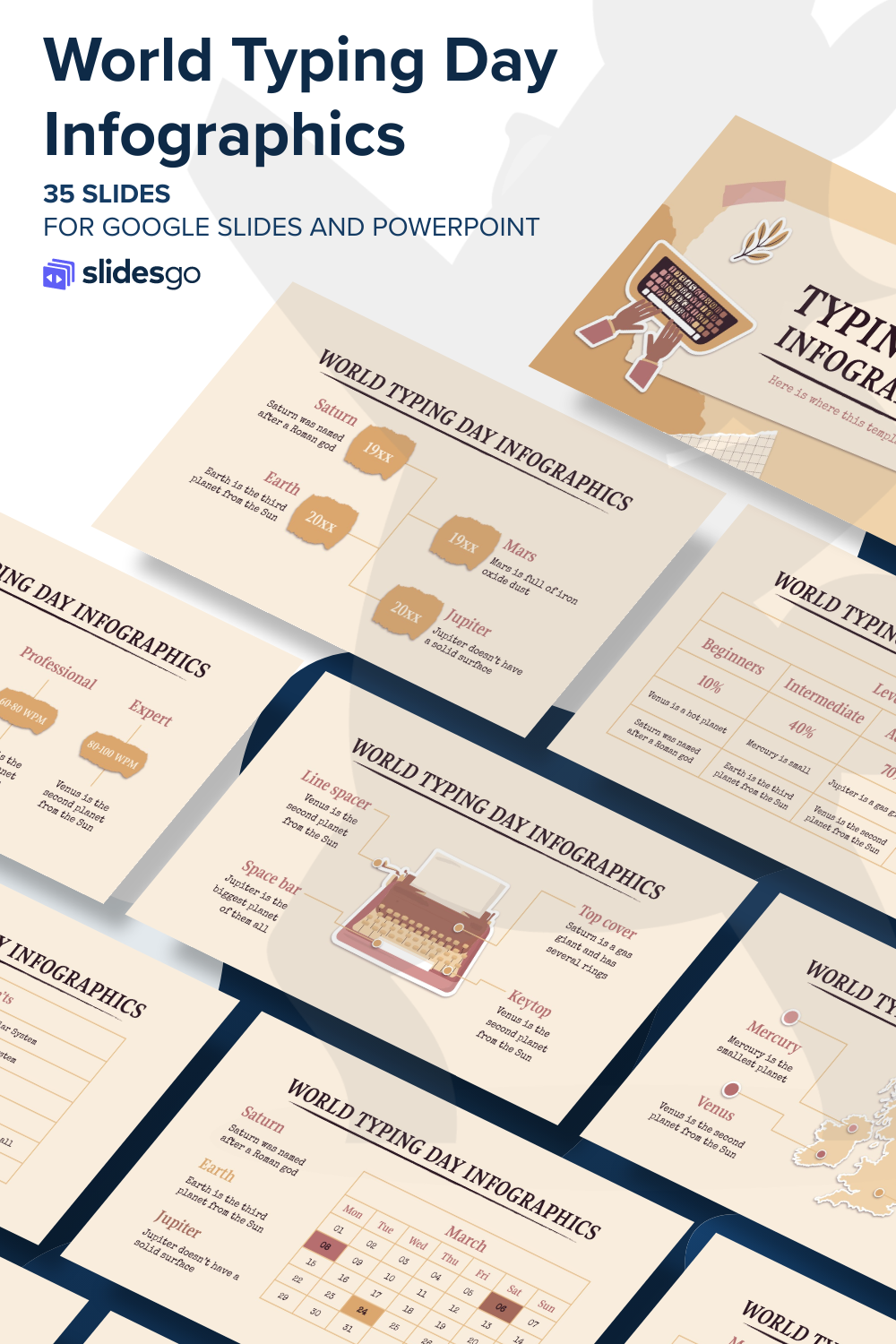 World Typing Day Infographics | Google Slides & PPT