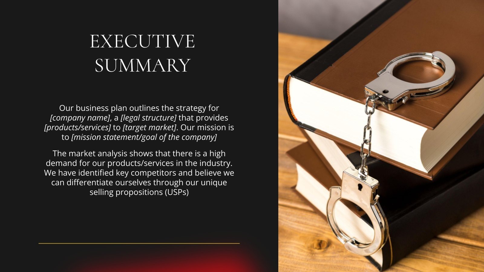 Law and Criminology Business Plan | Google Slides & PPT