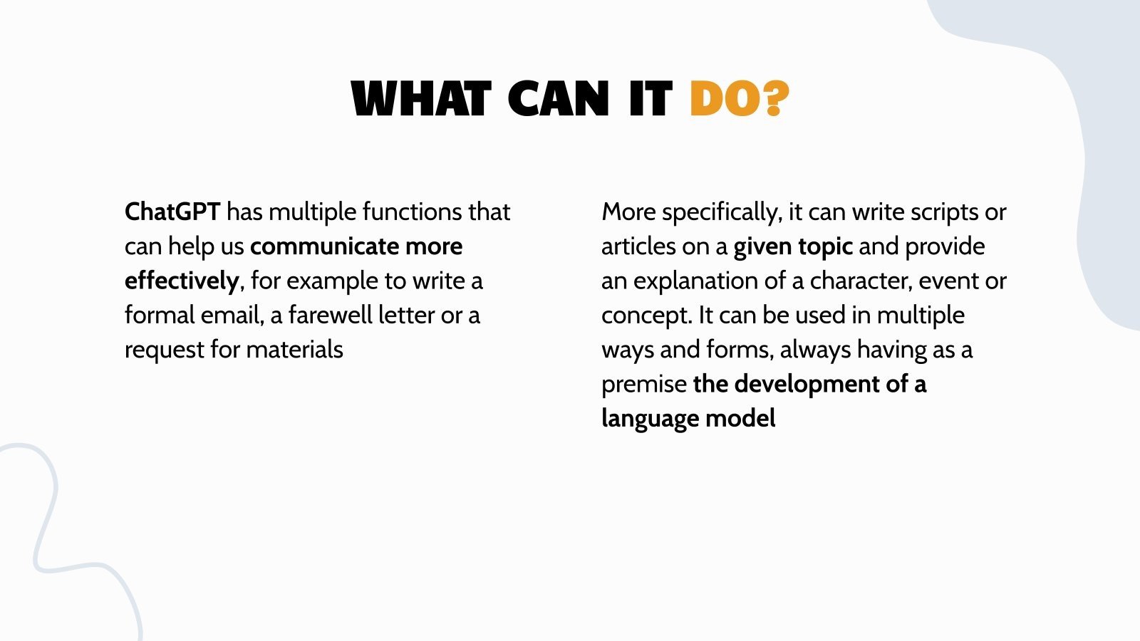 Chat GPT | Google Slides & PowerPoint