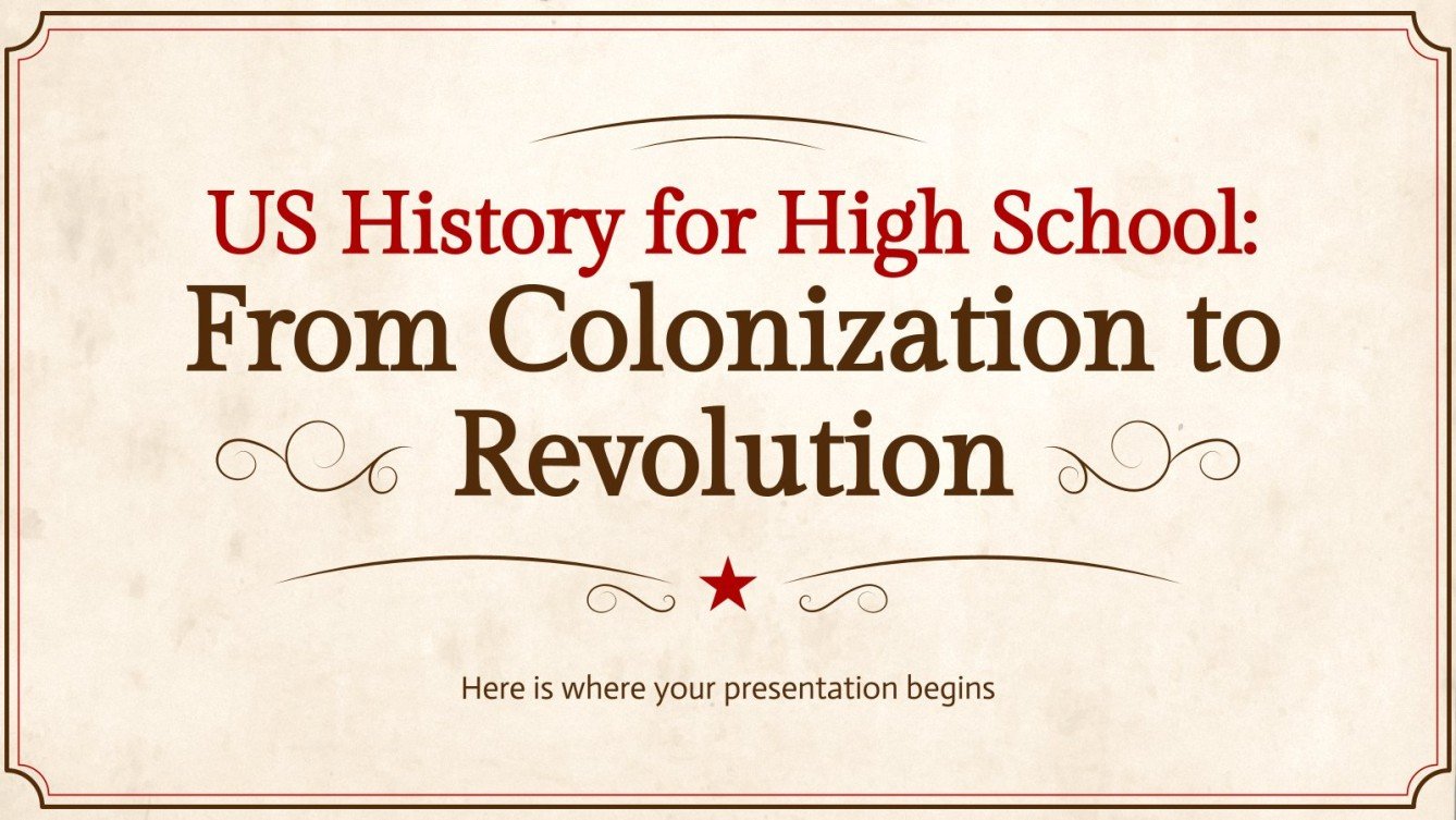 US History for High School: From Colonization to Revolution