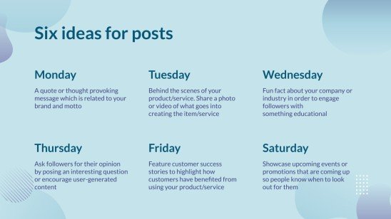 Health Promotion Social Media Strategy | Google Slides