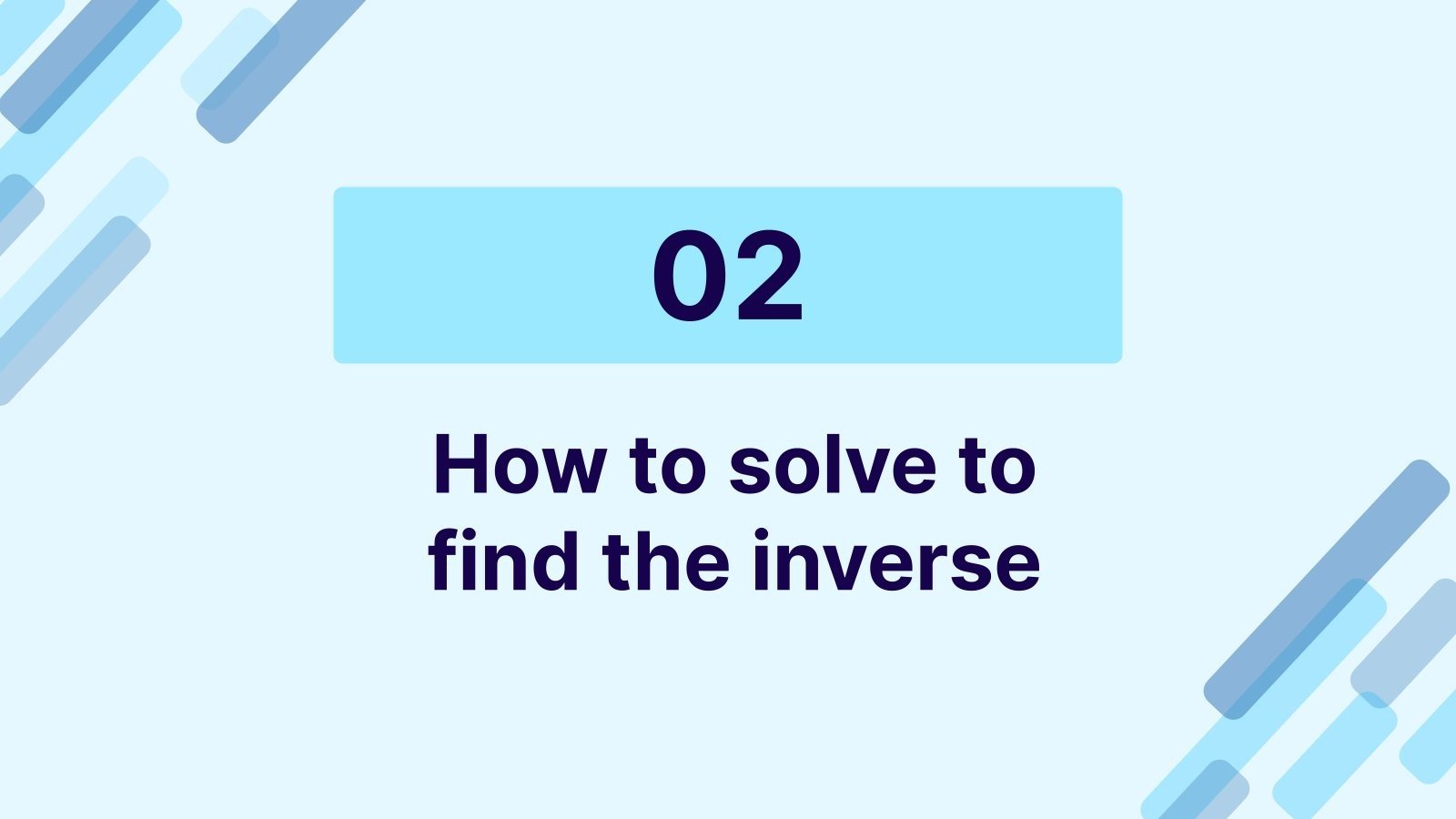 Inverse Functions | Google Slides & PowerPoint