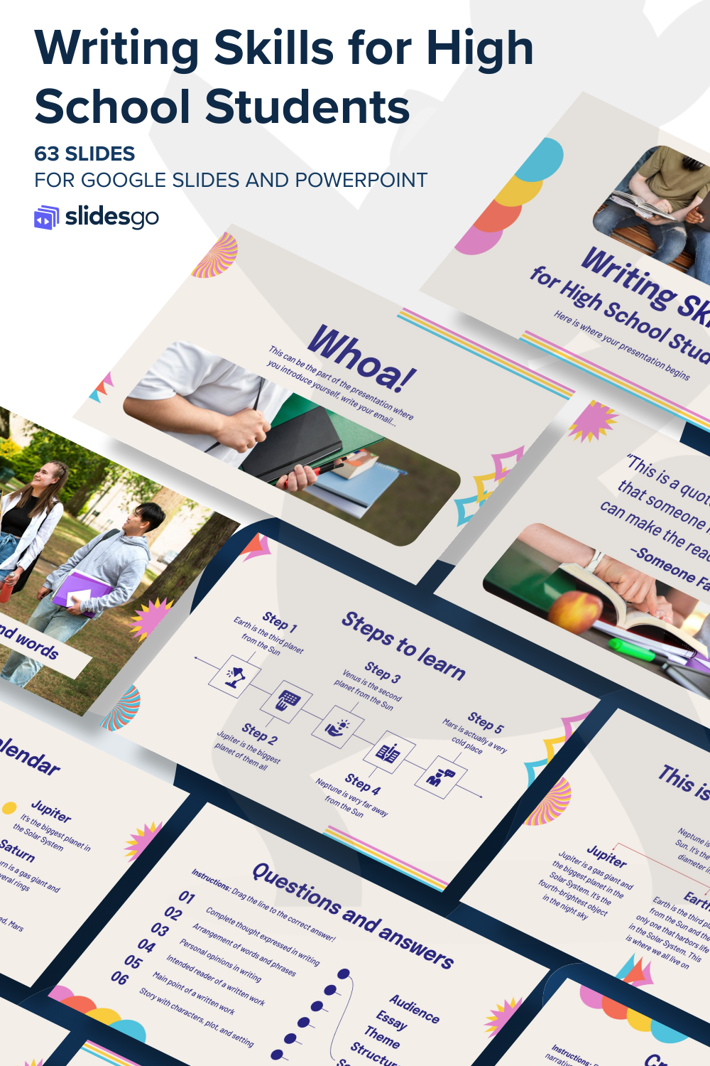 Writing Skills for High School Students | Google Slides