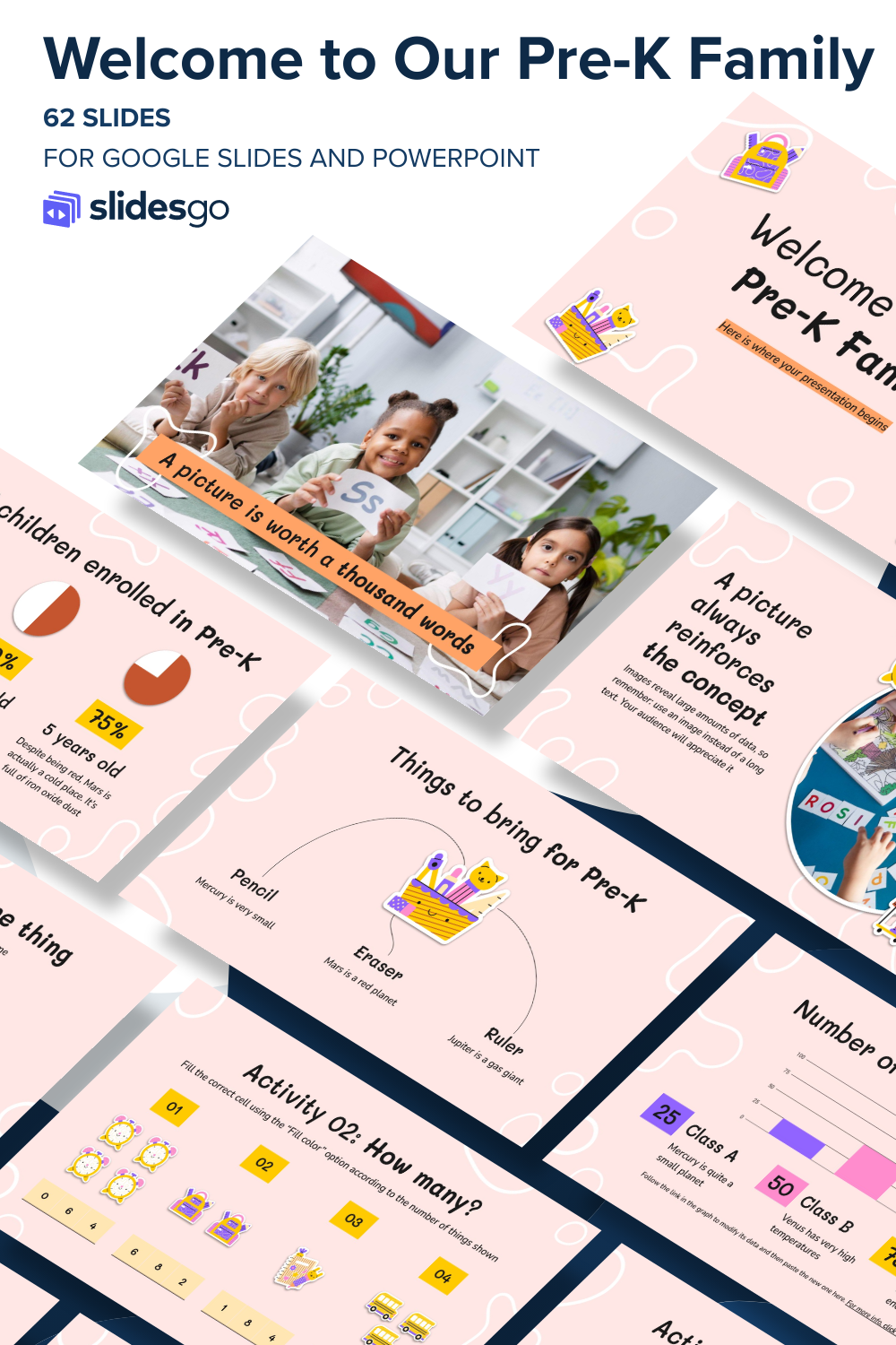 Welcome to Our Pre-K Family | Google Slides & PowerPoint