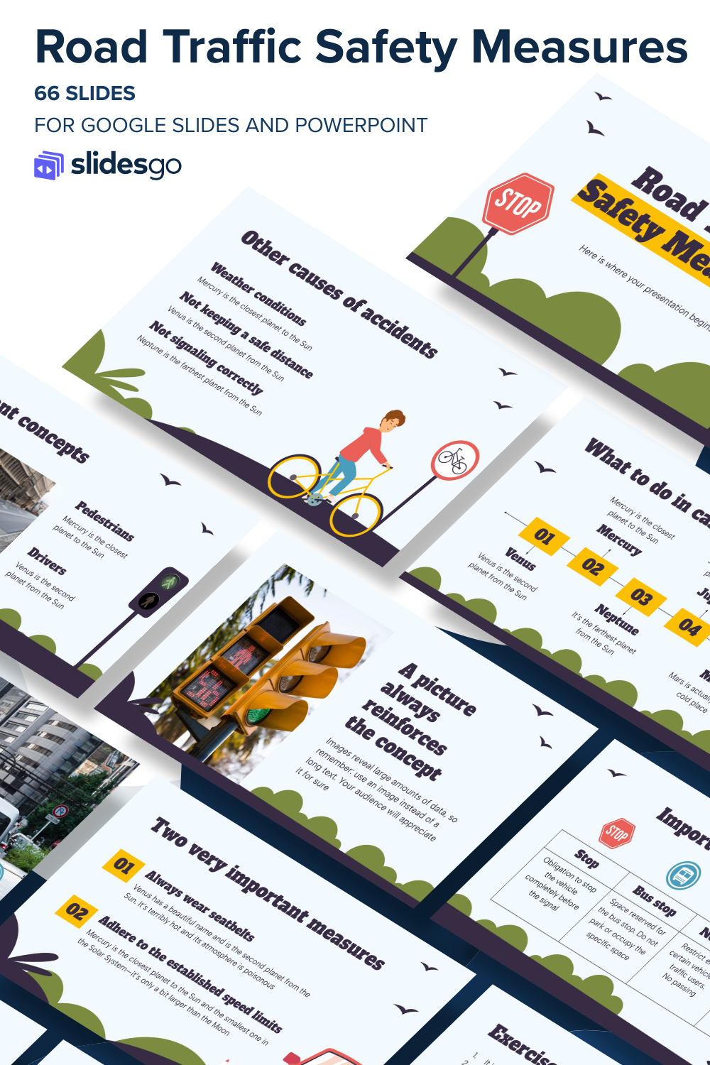 Road Traffic Safety Measures | Google Slides & PowerPoint
