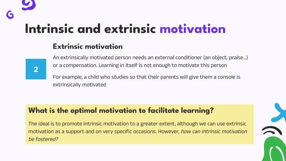 What Motivation Is and How to Foster It | Google Slides