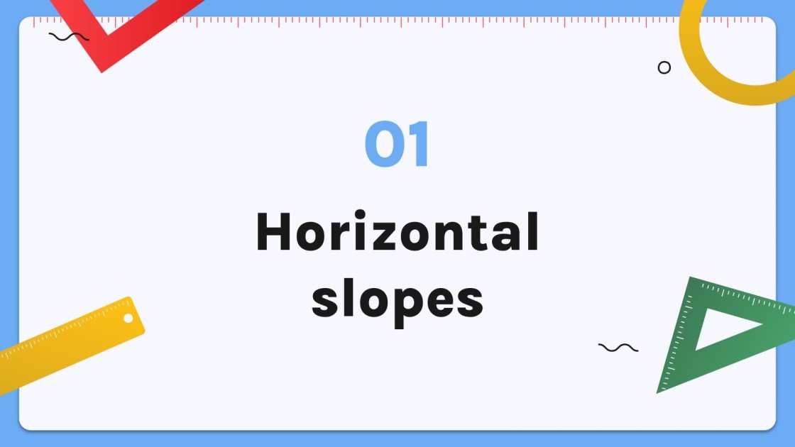 Horizontal and Vertical Slopes | Google Slides & PPT
