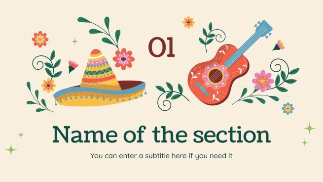 Mexican Festivity | Google Slides & PowerPoint template