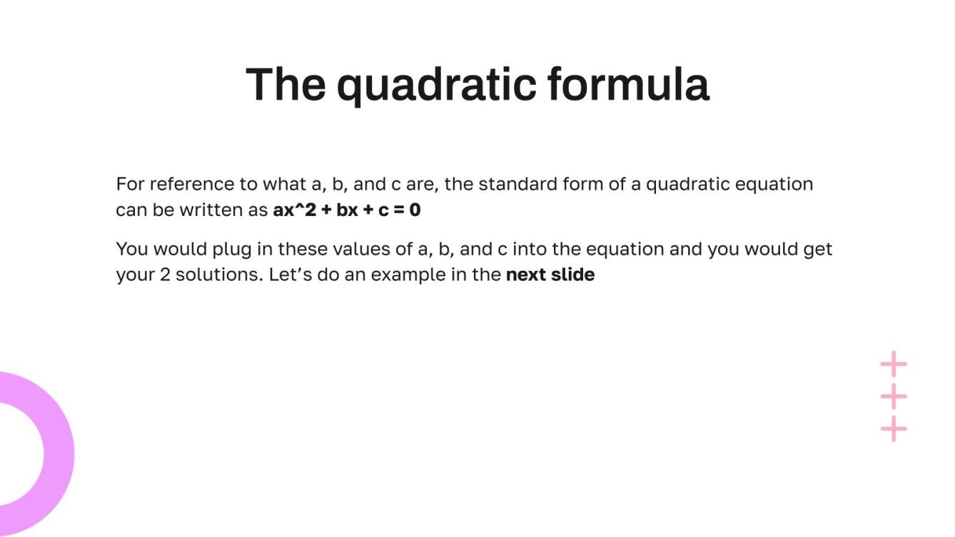 Different Ways of Solving a Quadratic Equation