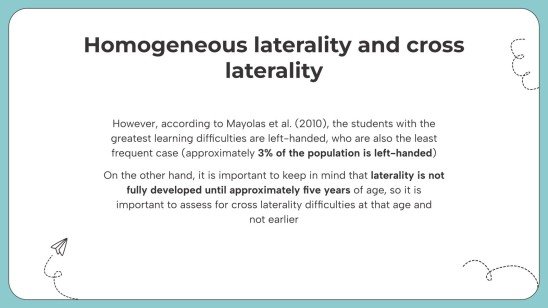 Laterality and Learning Difficulties | Google Slides & PPT