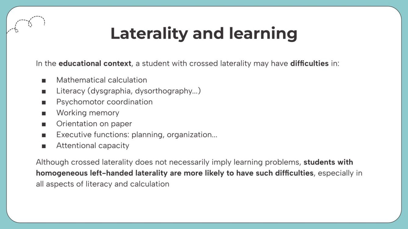Laterality and Learning Difficulties | Google Slides & PPT