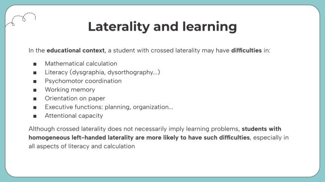 Laterality and Learning Difficulties | Google Slides & PPT