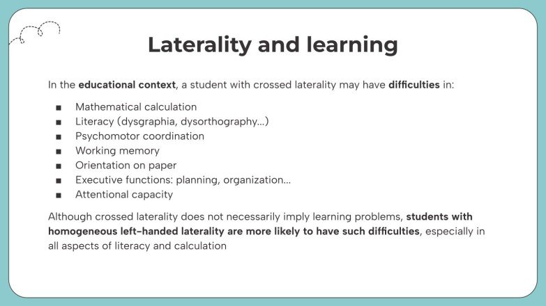 Laterality and Learning Difficulties | Google Slides & PPT