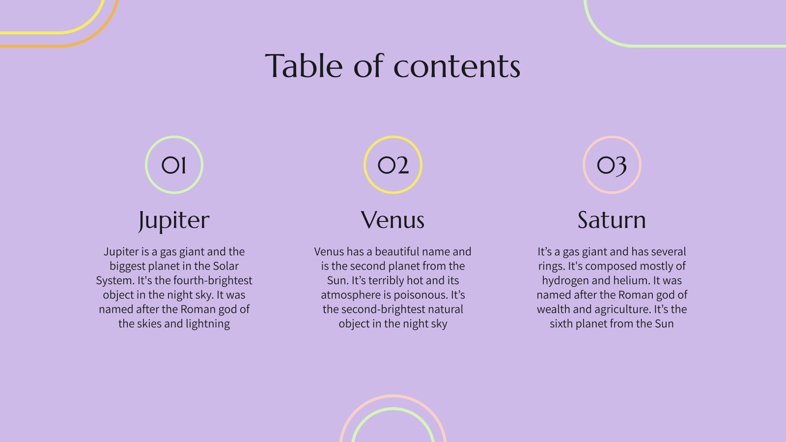 Bright Pastel Palette - Professional Basic Template