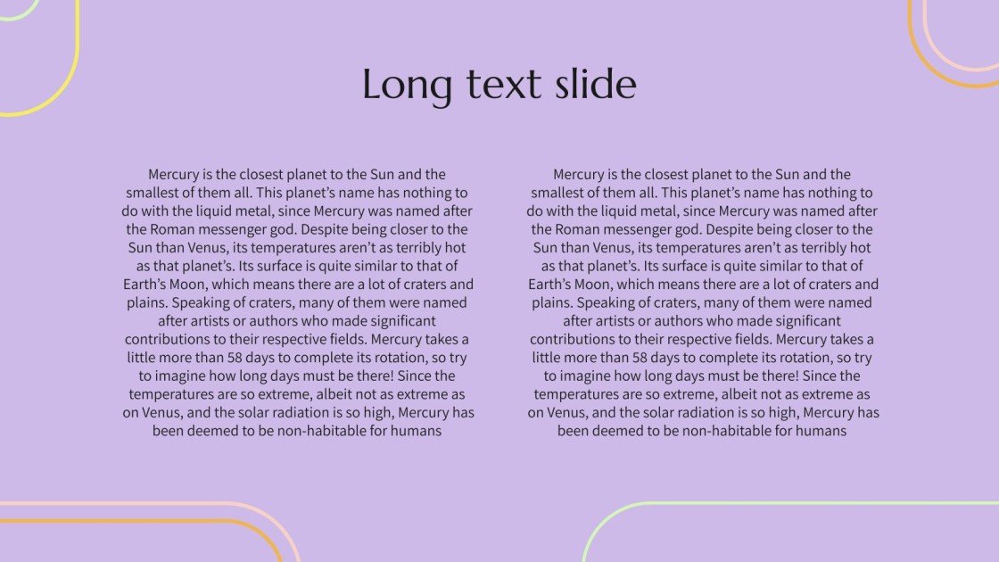 Bright Pastel Palette - Professional Basic Template