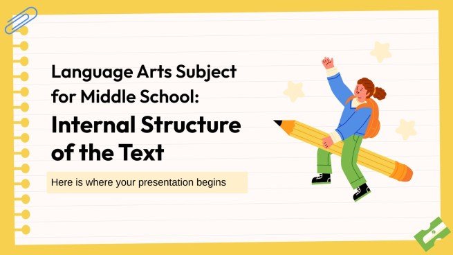 Language Arts: Internal Structure of the Text