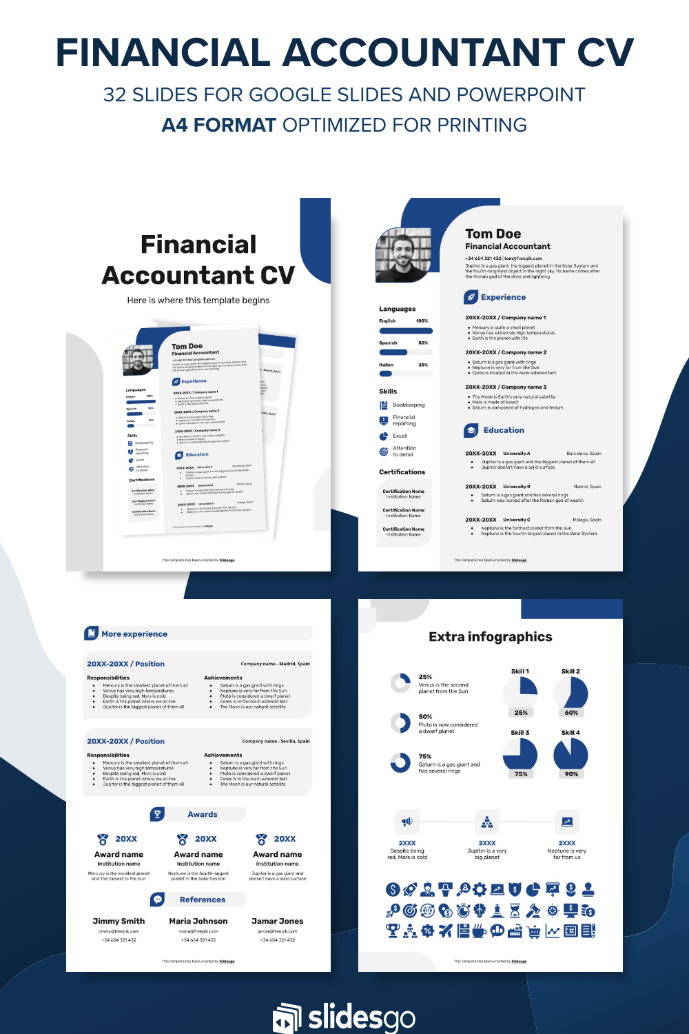 Financial Accountant CV | Google Slides & PowerPoint