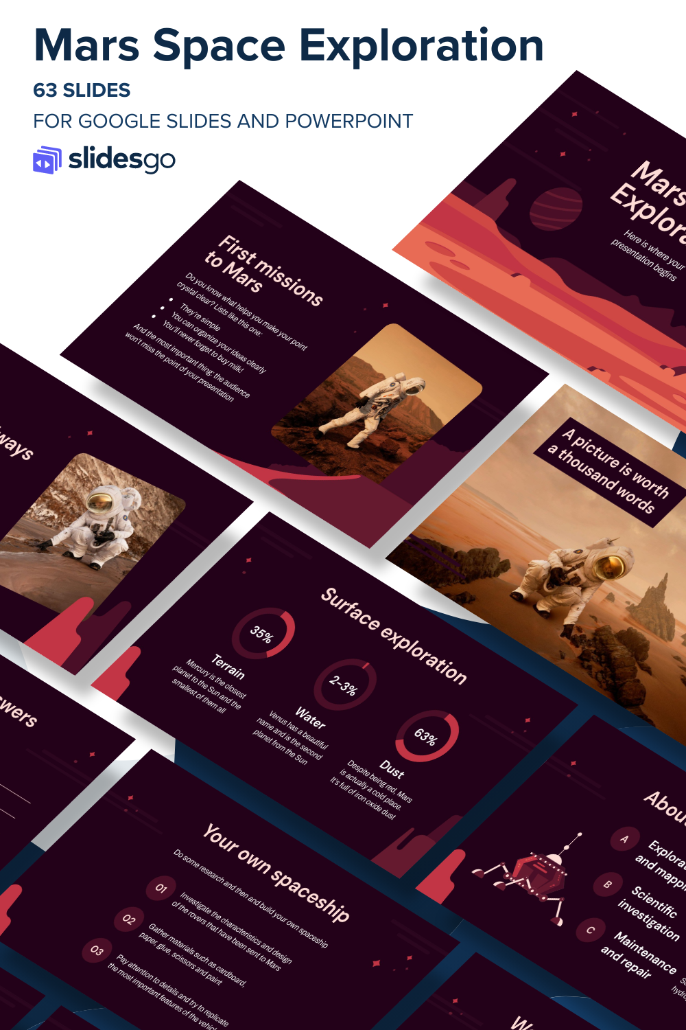 Mars Space Exploration | Google Slides & PowerPoint
