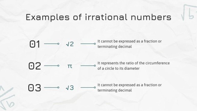 Math for Middle School: Rational and Irrational Numbers