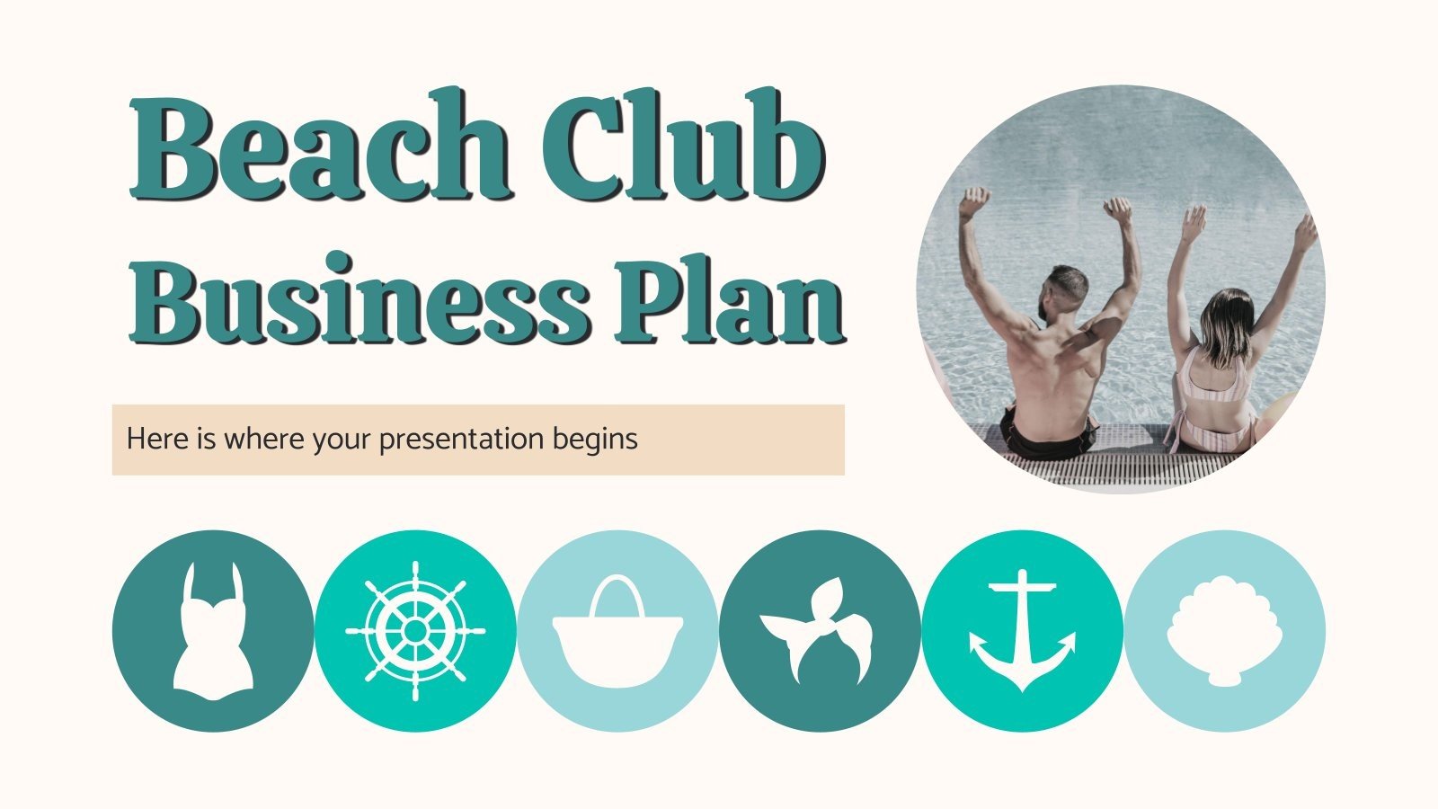 Beach Club Business Plan | Google Slides & PowerPoint