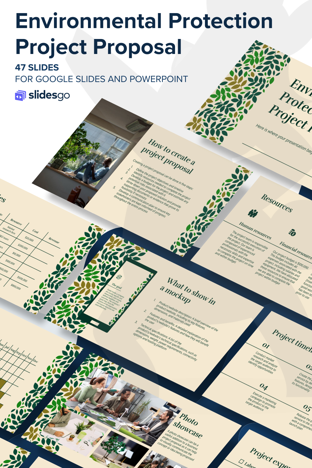 Environmental Protection Project Proposal | Google Slides