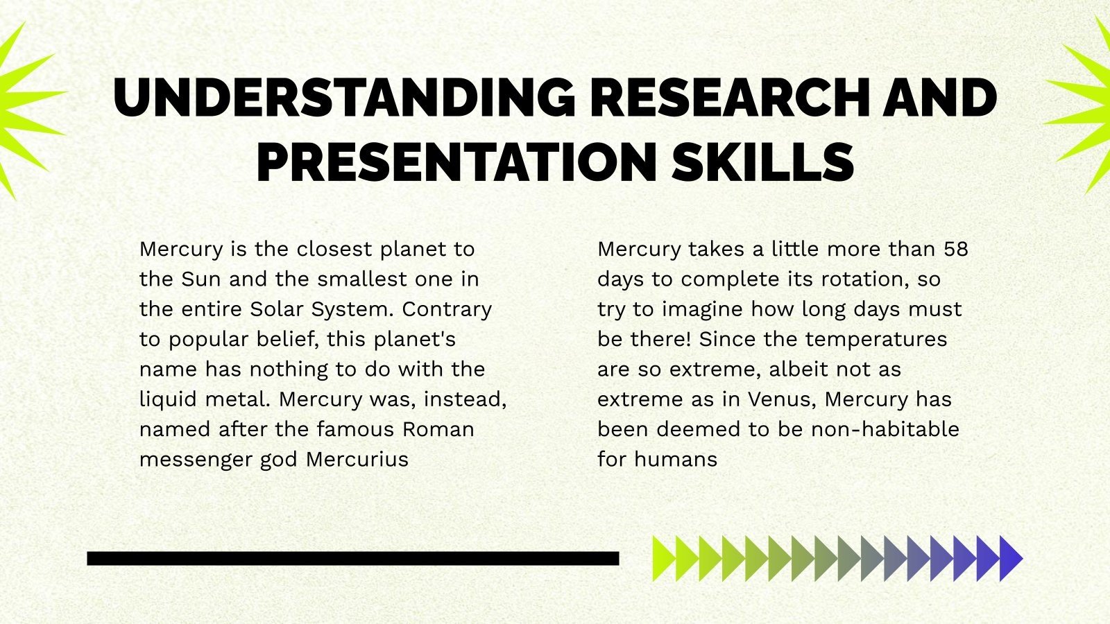 Research and Presentation Skills for High School Students