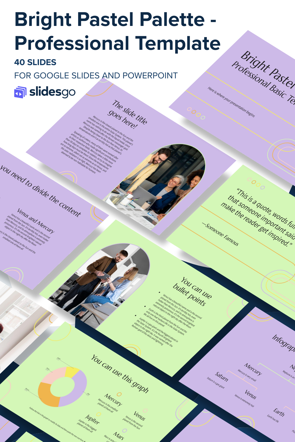 Bright Pastel Palette - Professional Basic Template