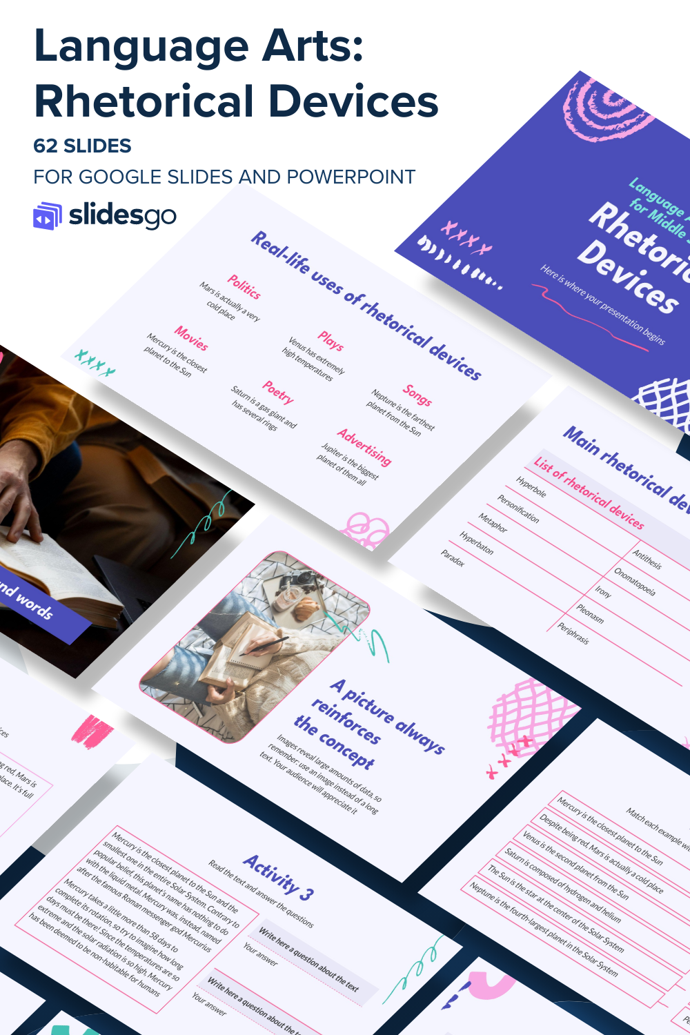 Language Arts Subject for Middle School: Rhetorical Devices