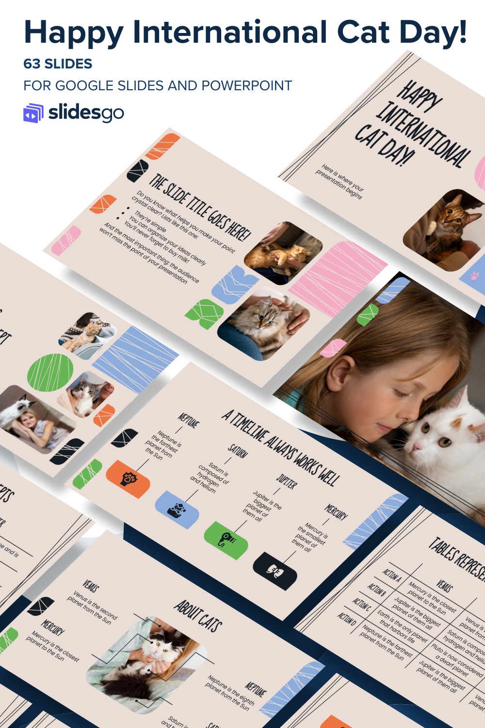 Happy International Cat Day! | Google Slides & PowerPoint