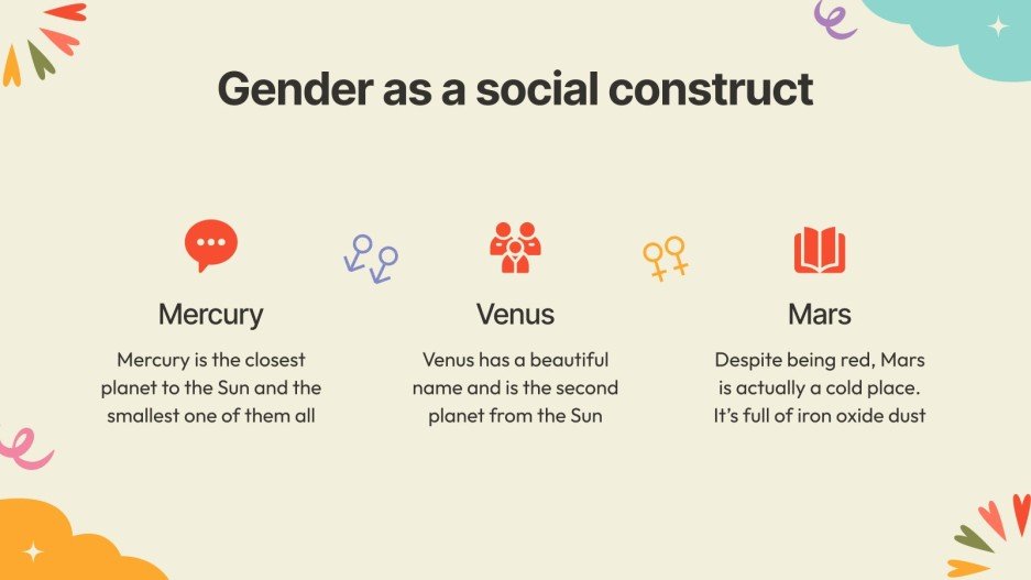 Gender Lesson with Infographics | Google Slides