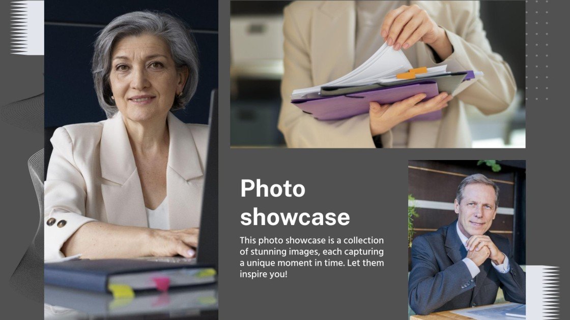 Senior Manager Portfolio | Google Slides & PPT