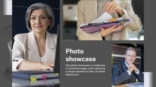 Portafolio de Senior Manager | Google Slides y PowerPoint