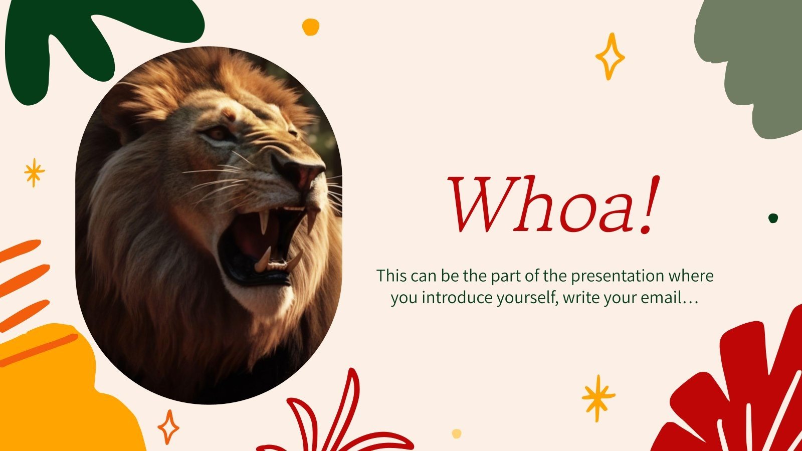 Happy World Lion Day | Google Slides & PowerPoint