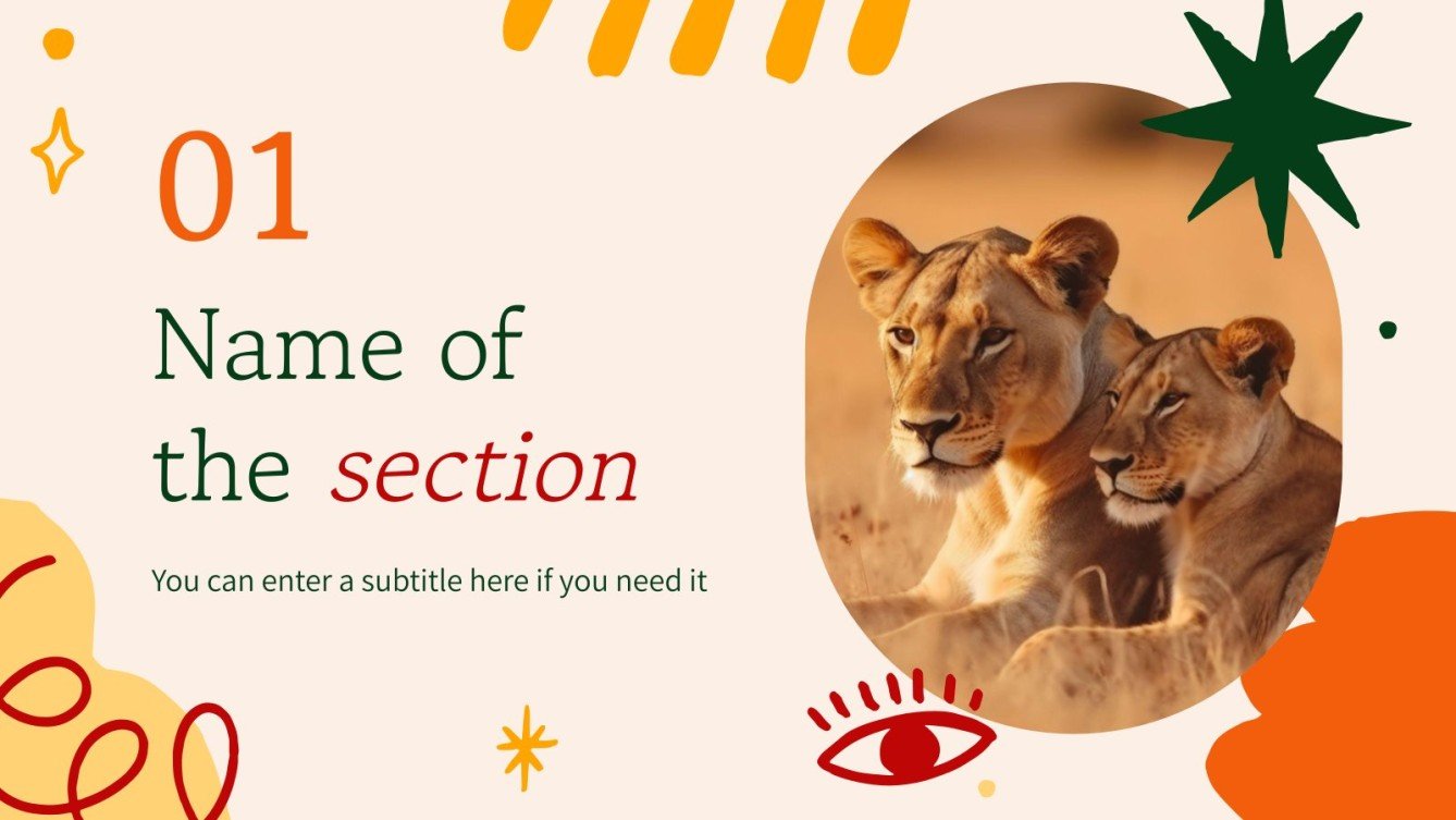 Happy World Lion Day | Google Slides & PowerPoint
