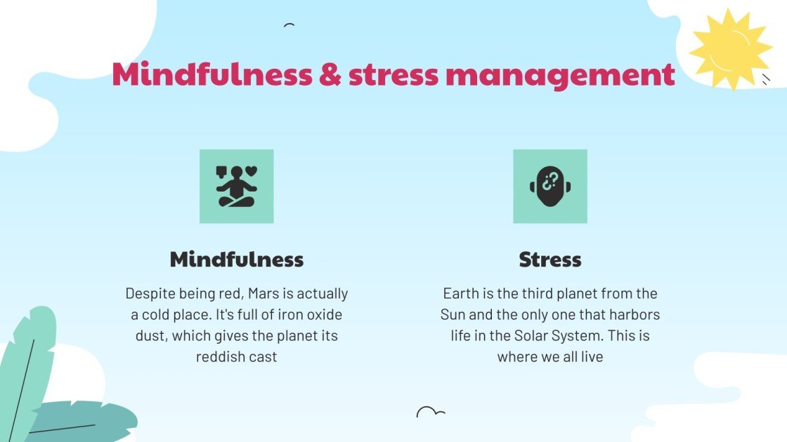 Mindfulness and Stress Management Workshop | Google Slides
