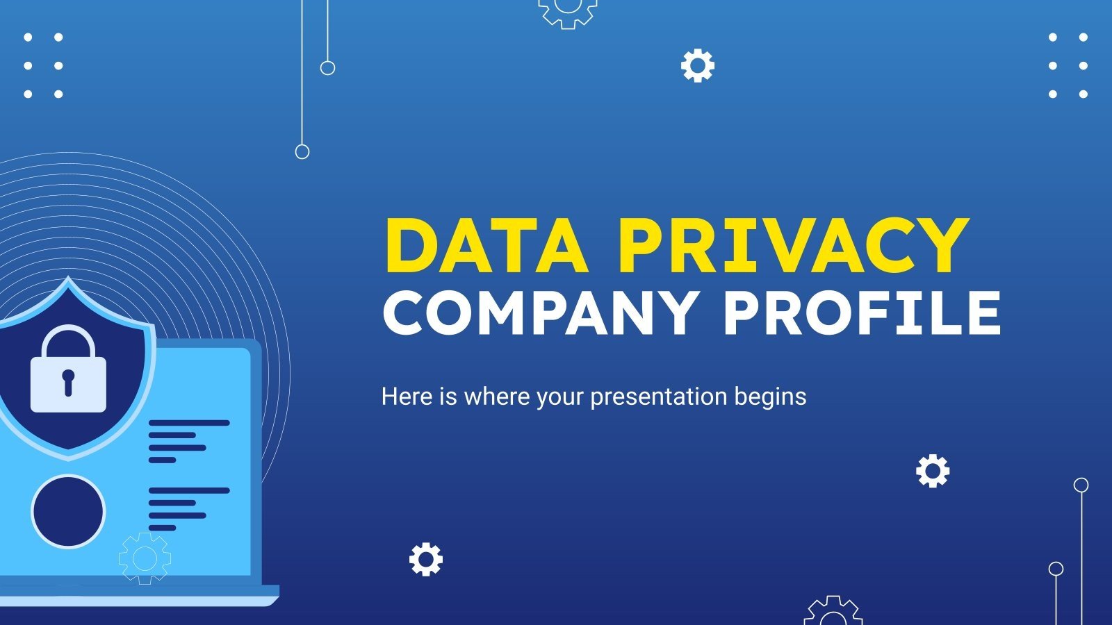 Data Privacy Company Profile | Google Slides & PowerPoint