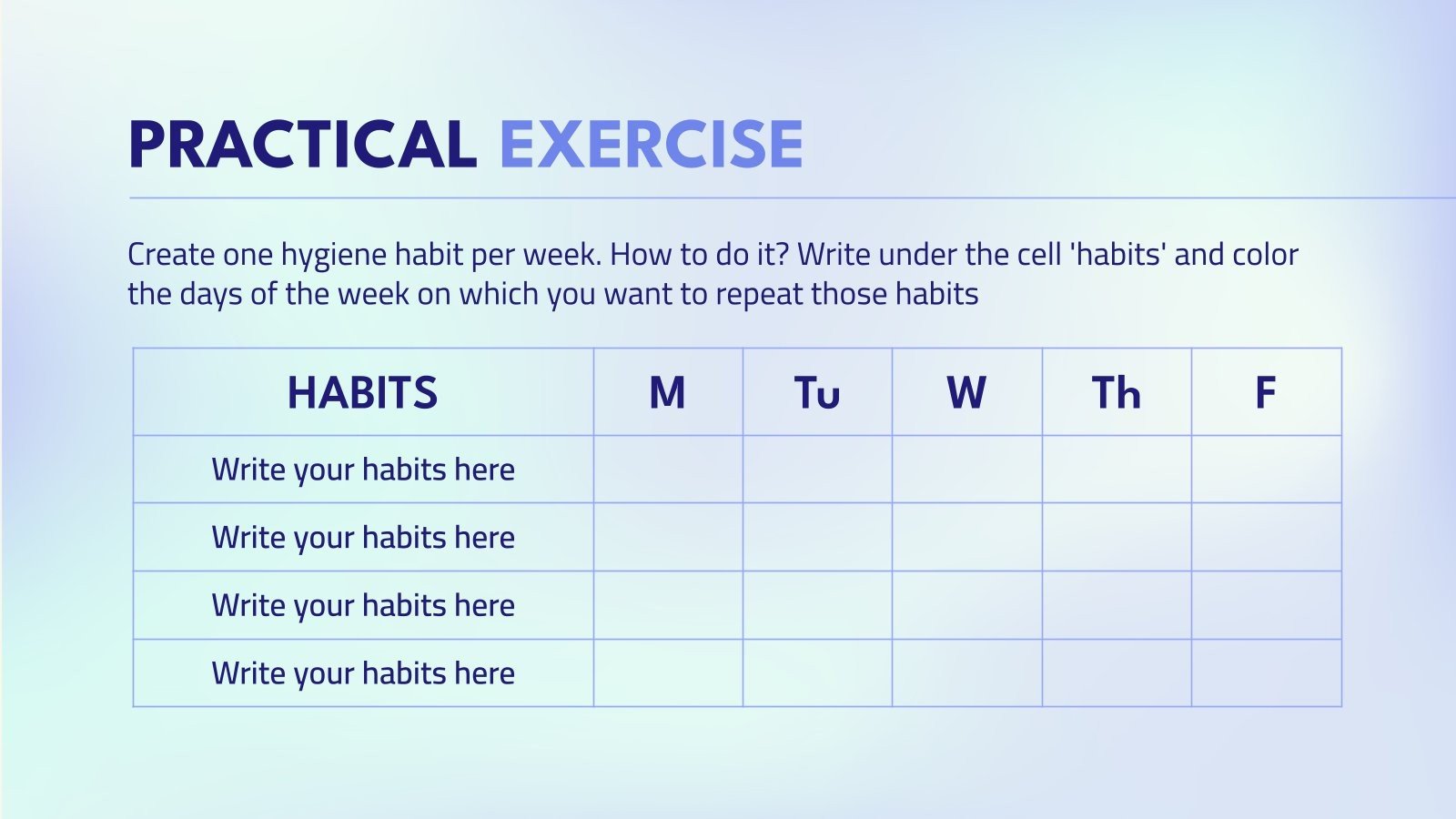 Personal Care and Hygiene Routines | Google Slides & PPT
